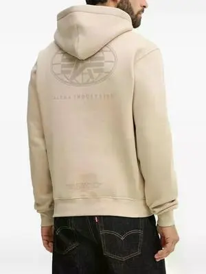 Alpha Industries World Logo Pouch-pocket Hoodie
