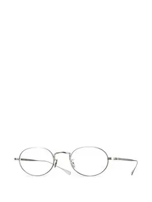 EYEVAN7285 197 Round Frame Eyeglasses - Silver