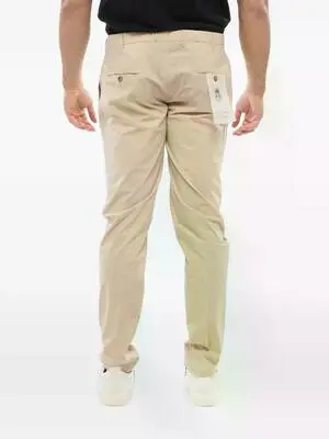 Corneliani Pleated Chino Trousers - Neutrals