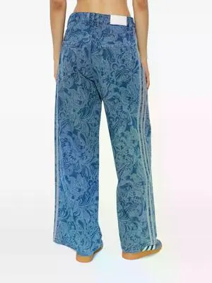 Adidas Liberty London Firebird Mid-rise Straight Jeans