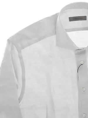 Corneliani French-collar Long-sleeve Shirt - Grey