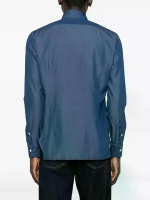 BARBA NAPOLI Cutaway-collar Long-sleeve Shirt