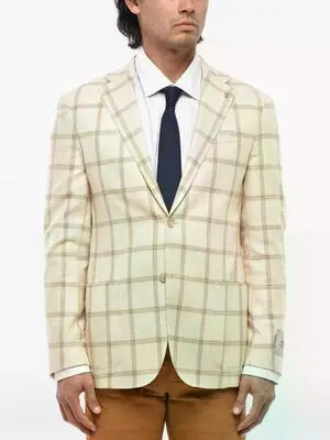 Corneliani Checked Patch-pocket Blazer - Neutrals