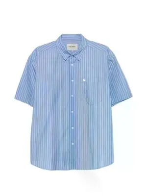 Carhartt Work In Progress Vertical-stripe Short-sleeve Shirt