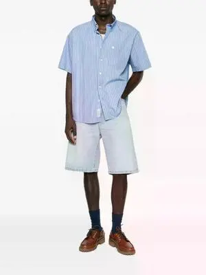 Carhartt Work In Progress Vertical-stripe Short-sleeve Shirt