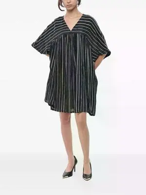 Woolrich Striped V-neck Dress