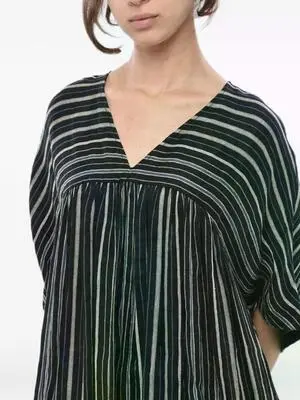 Woolrich Striped V-neck Dress