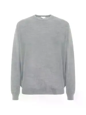 Malo Giacomo Crew-neck Long-sleeve Sweatshirt - Grey