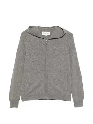 Eric Bompard Zip-up Cashmere Cardigan - Grey