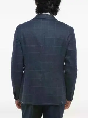 Corneliani Checked Single-breasted Blazer