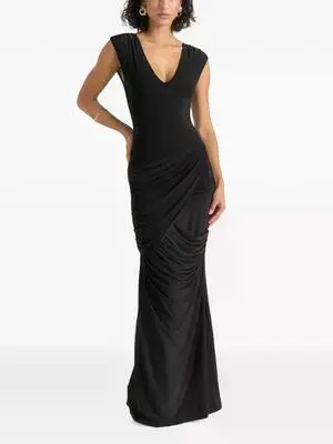 Manière De Voir Bridget Ruched Maxi Dress