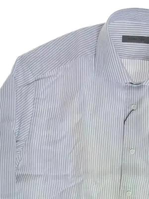 Corneliani Striped French-collar Shirt