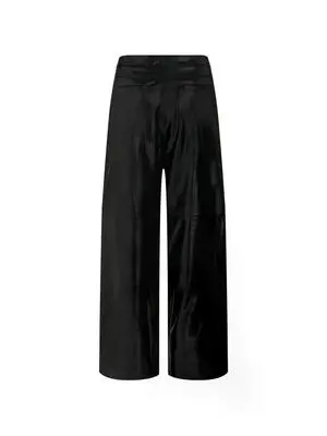 Karl Lagerfeld Wide-leg Leather Pants