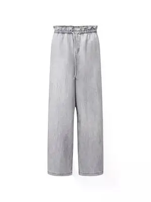 DRYKORN Drawstring-waist Wide-leg Trousers - Grey