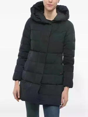 Woolrich Prescott Quilted Hooded Jacket - Black