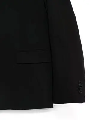 Giorgio Armani Collarless Single-breasted Jacket