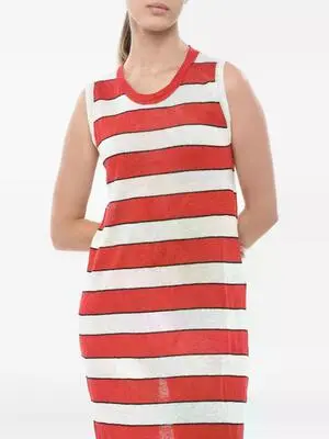 Woolrich Maxi Striped Sleeveless Dress