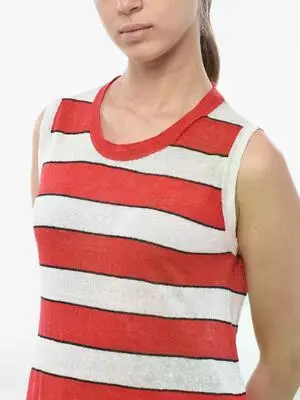 Woolrich Maxi Striped Sleeveless Dress