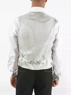 Corneliani Single-breasted Satin Waistcoat