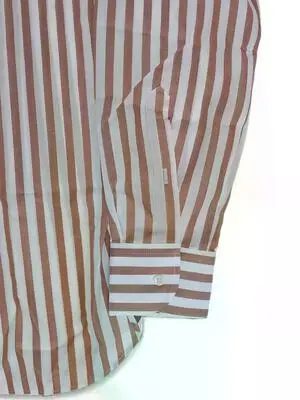 Corneliani Striped French-collar Shirt