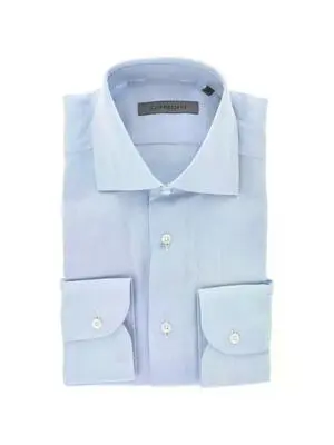 Corneliani Mini-check French-collar Shirt