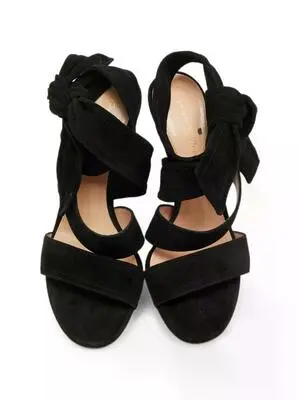 GIANVITO ROSSI Suede Ankle-strap Sandals