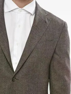 Corneliani Single-breasted Virgin Wool Blazer