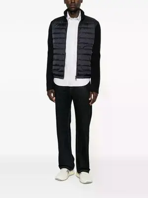 Moncler Padded Panelled Jacket - Blue