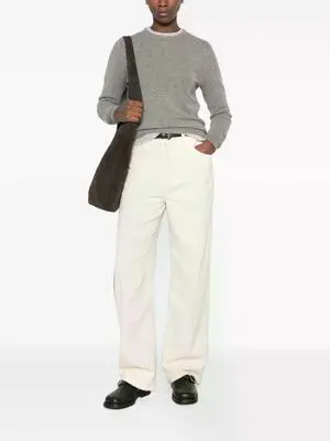 Eric Bompard Crew Neck Pullover - Grey