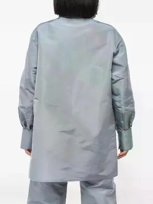 SUPER BLOND Oversized Silk-organza Blouse