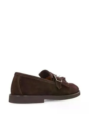 DOUCAL'S Fringed Buckle-fastening Loafers