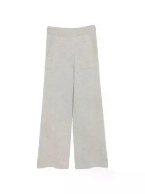 Eric Bompard Knitted Palazzo Pants - Grey