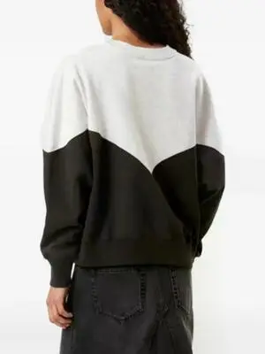 Isabel Marant Étoile Houston Two-tone Logo Sweatshirt