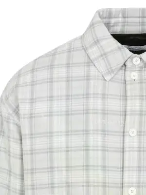 Off-White Check-print Cotton Overshirt