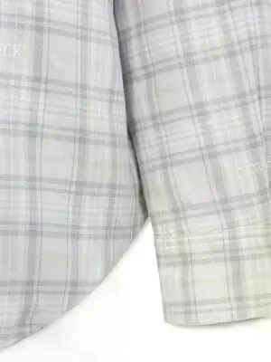 Off-White Check-print Cotton Overshirt