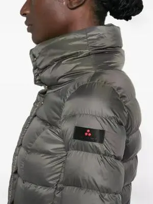Peuterey High-neck Quilted Jacket - Green