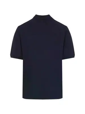 Ralph Lauren Purple Label Bear-embroidered Polo Shirt - Blue