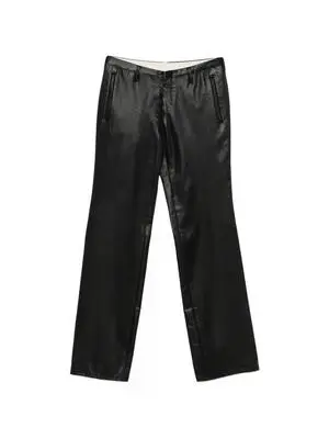 ROMEO GIGLI 1990s Straight-leg Trousers - Black