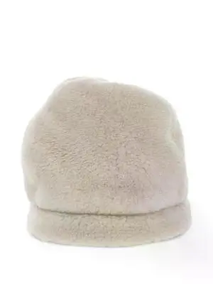 FURLING BY GIANI Faux-fur Beanie Hat - Neutrals