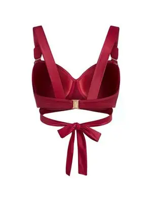 Marlies Dekkers Padded Plunge Balcony Bikini Top - Red