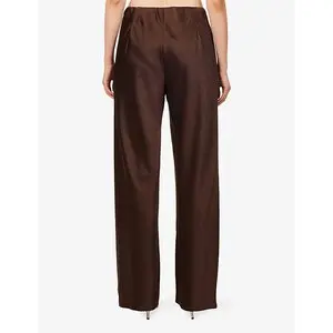 Vince Colette Wide-leg Cotton Trousers