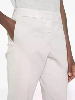 Peserico Cropped-leg Turn-up Trousers