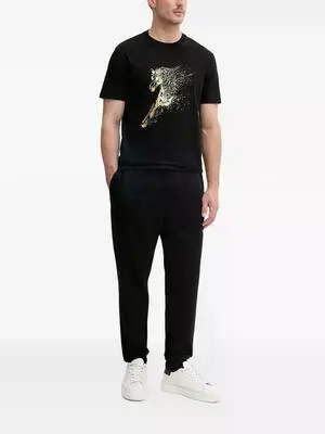 Armani Exchange Horse Logo-print Drawstring Track Pants