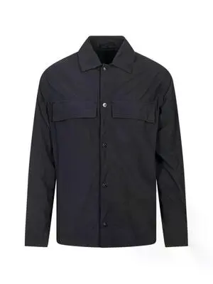 Stone Island 1200044 Nylon Smerigliato_s.i. Ghost Shirt Jacket - Blue