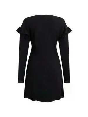 Philosophy Di Lorenzo Serafini Long Sleeve Ruched Dress With Ruffled Trim