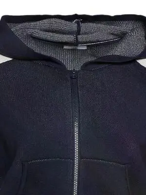 PRAYING Colour-block Knit Full Zip Hoodie