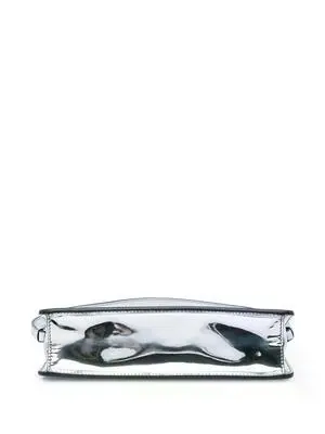Prada Mini Metallic Spazzolato Tria Shoulder Bag