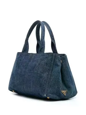 Prada Denim Tote Satchel