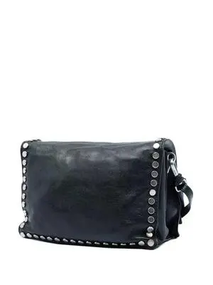 Prada Glace Calf Studded Satchel