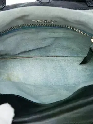 Prada Glace Calf Studded Satchel
